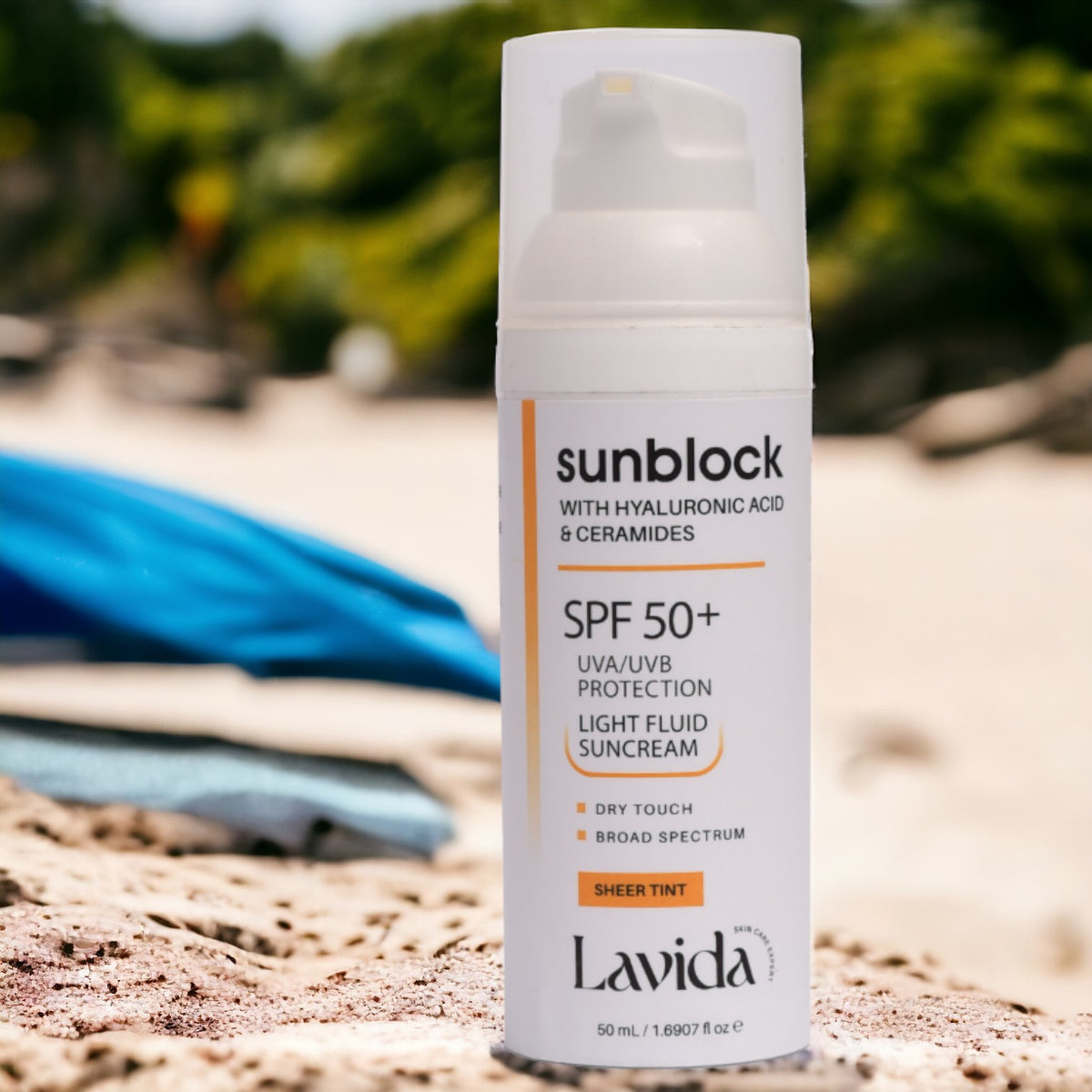 Lavida Sunblock SPF 50+ - SHEER TINTED – Lavida Skincare