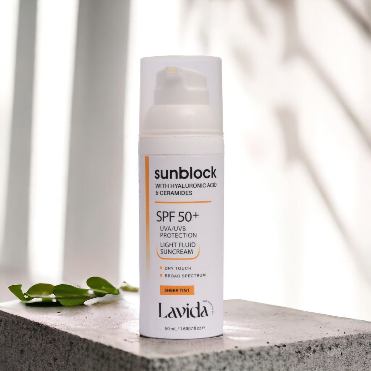 Lavida Sunblock SPF 50+ - SHEER TINTED – Lavida Skincare